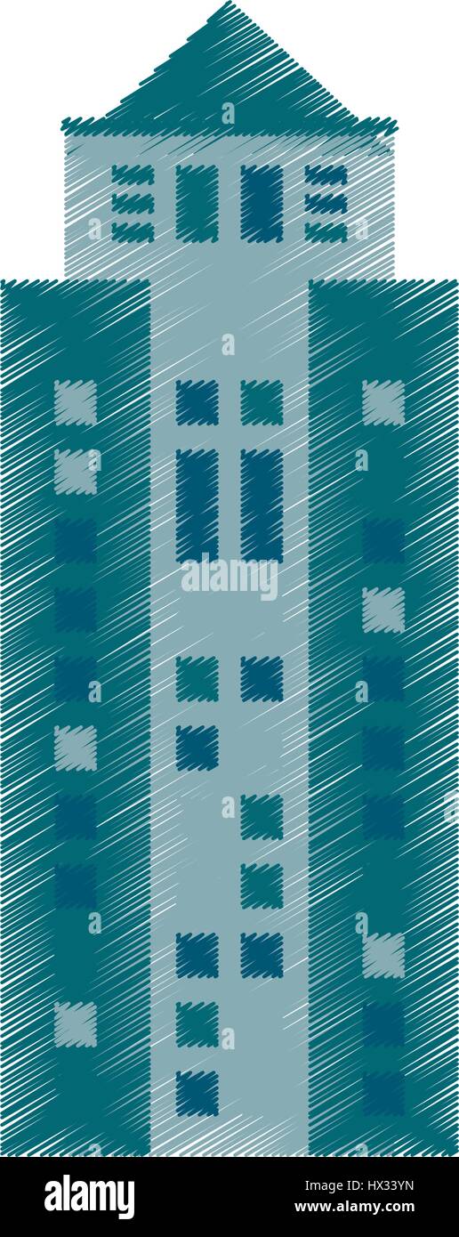 drawing building business architecture modern Stock Vector Image & Art ...