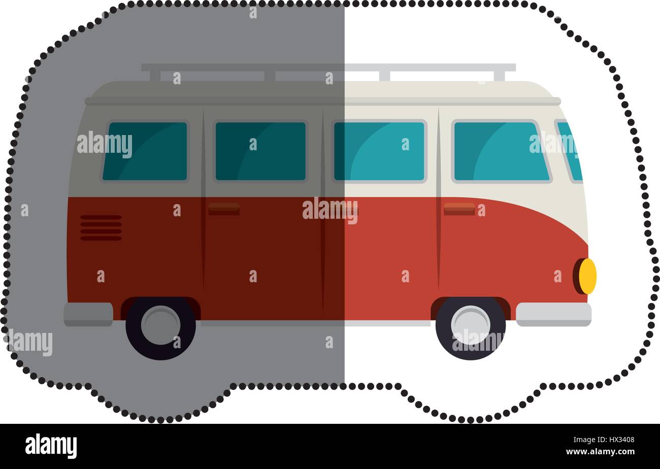 tourism van vehicle icon Stock Vector Image & Art - Alamy