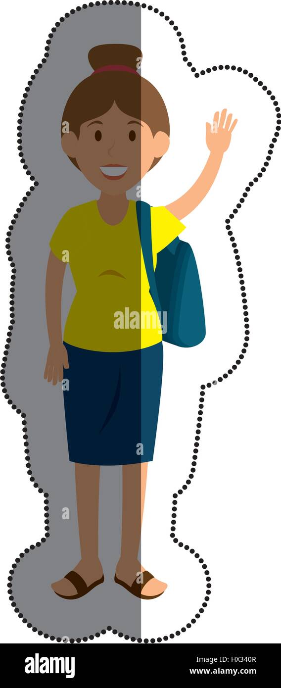 tourist woman traveler avatar Stock Vector Image & Art - Alamy