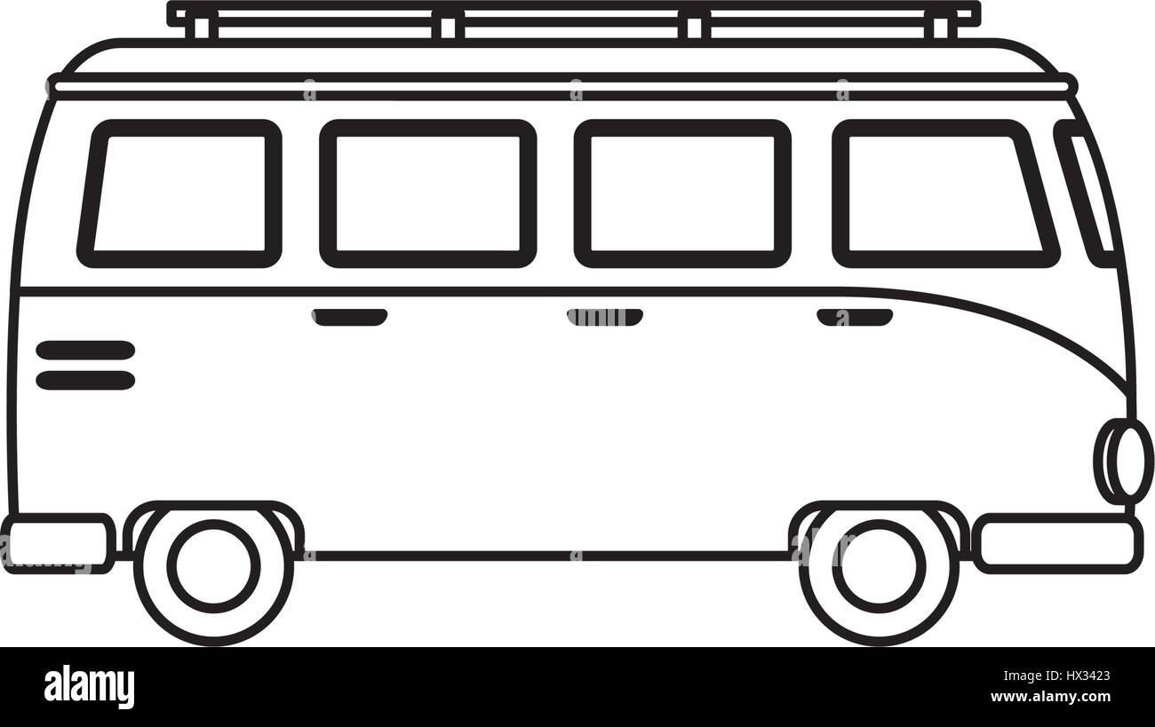 tourism van vehicle icon Stock Vector Image & Art - Alamy