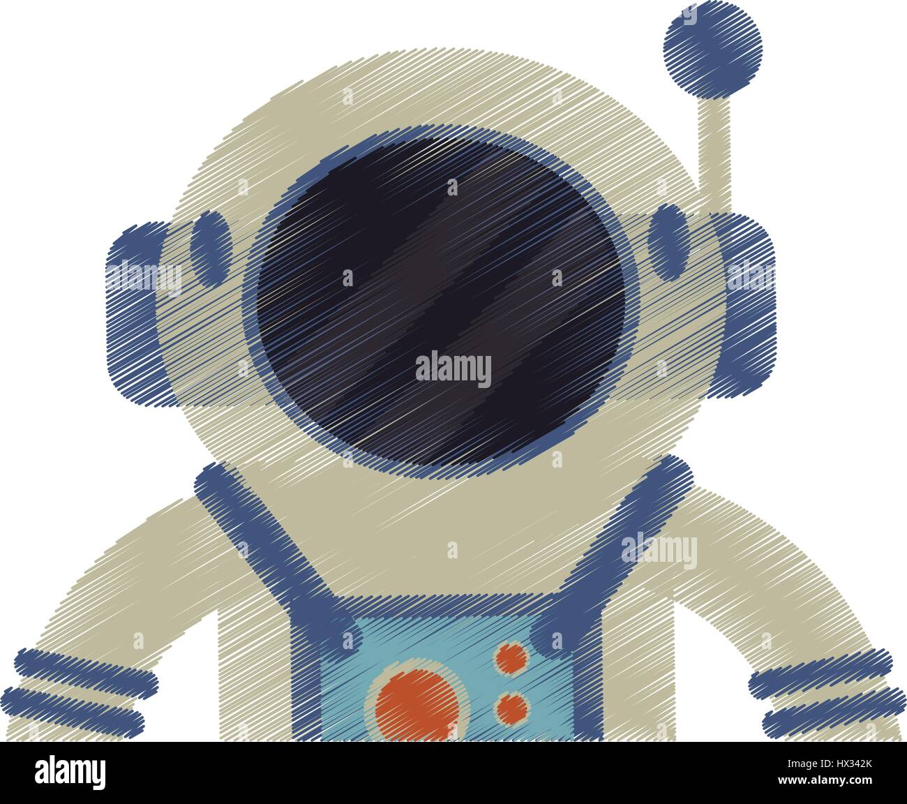 Space Suit Helmet Drawing