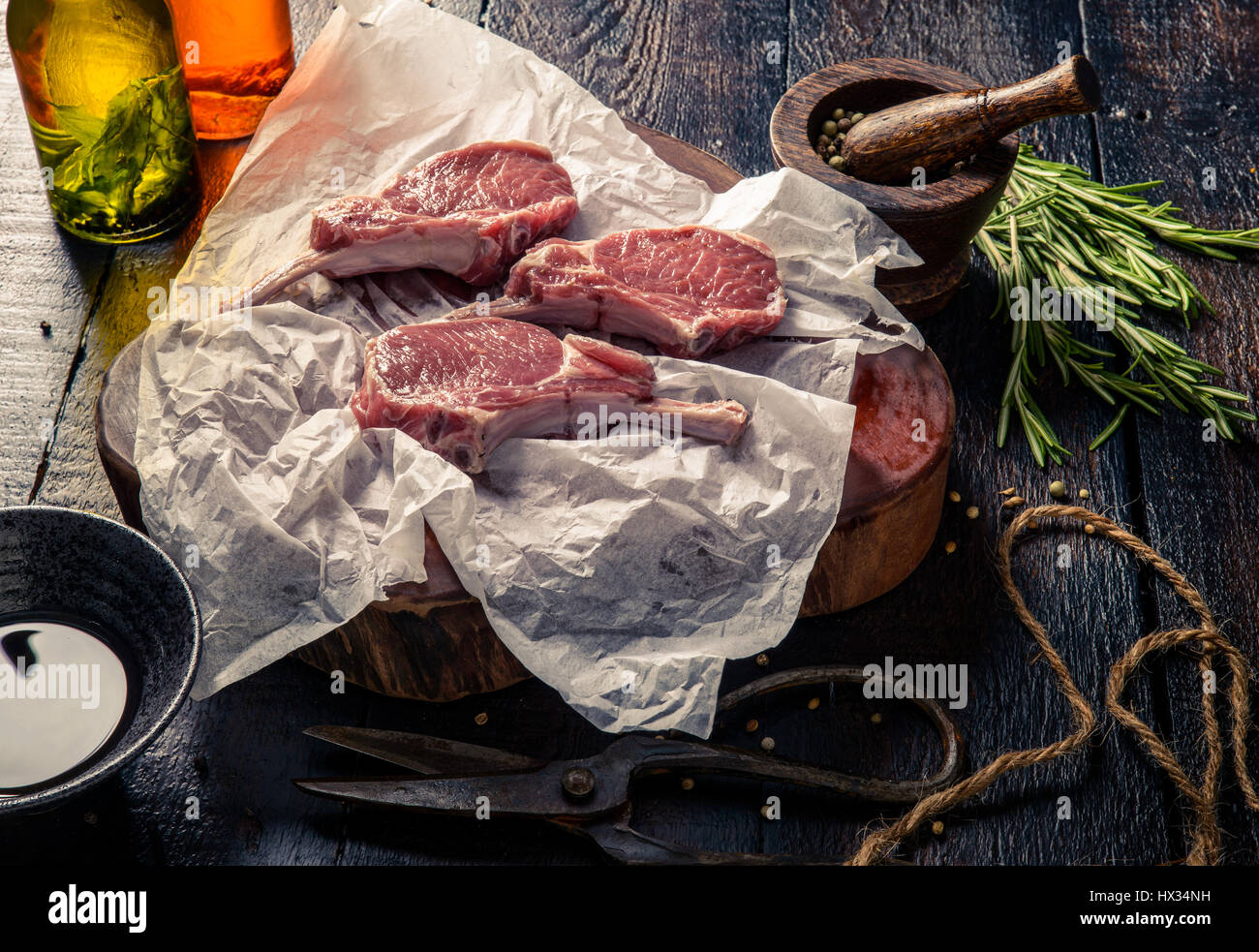 Oil lamb hi-res stock photography and images - Alamy