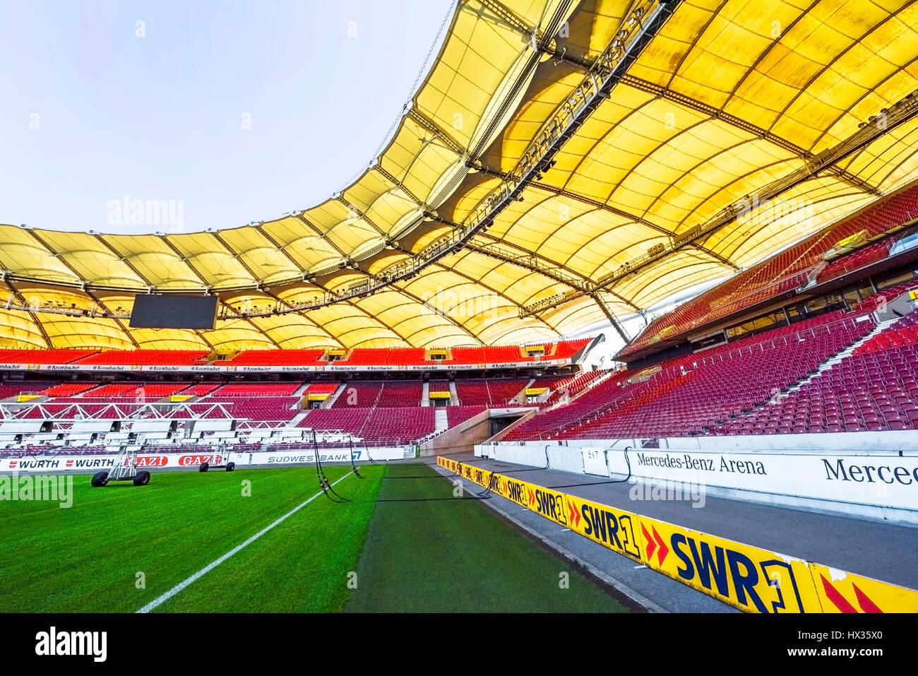 Visiting Mercedes Benz Arena Stock Photo - Alamy