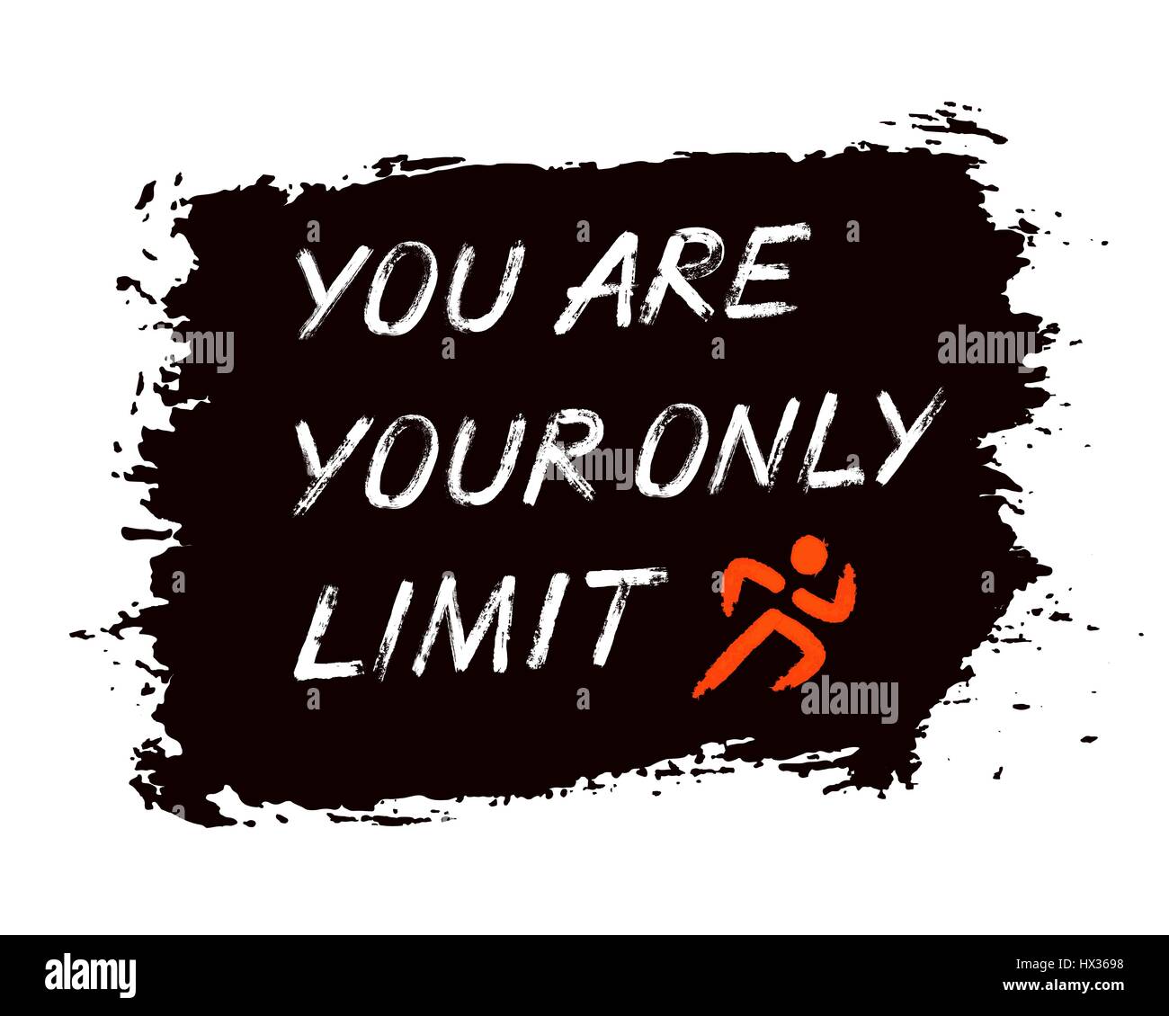 Motivation Poster Lettering Grunge Words Stock Vector Image & Art - Alamy