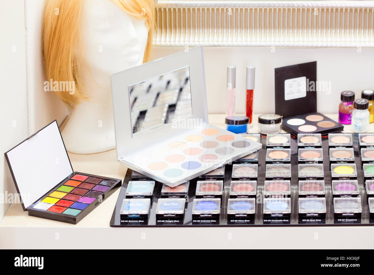 Set of High Quality Makeup Cosmetic Products Stock Photo - Alamy