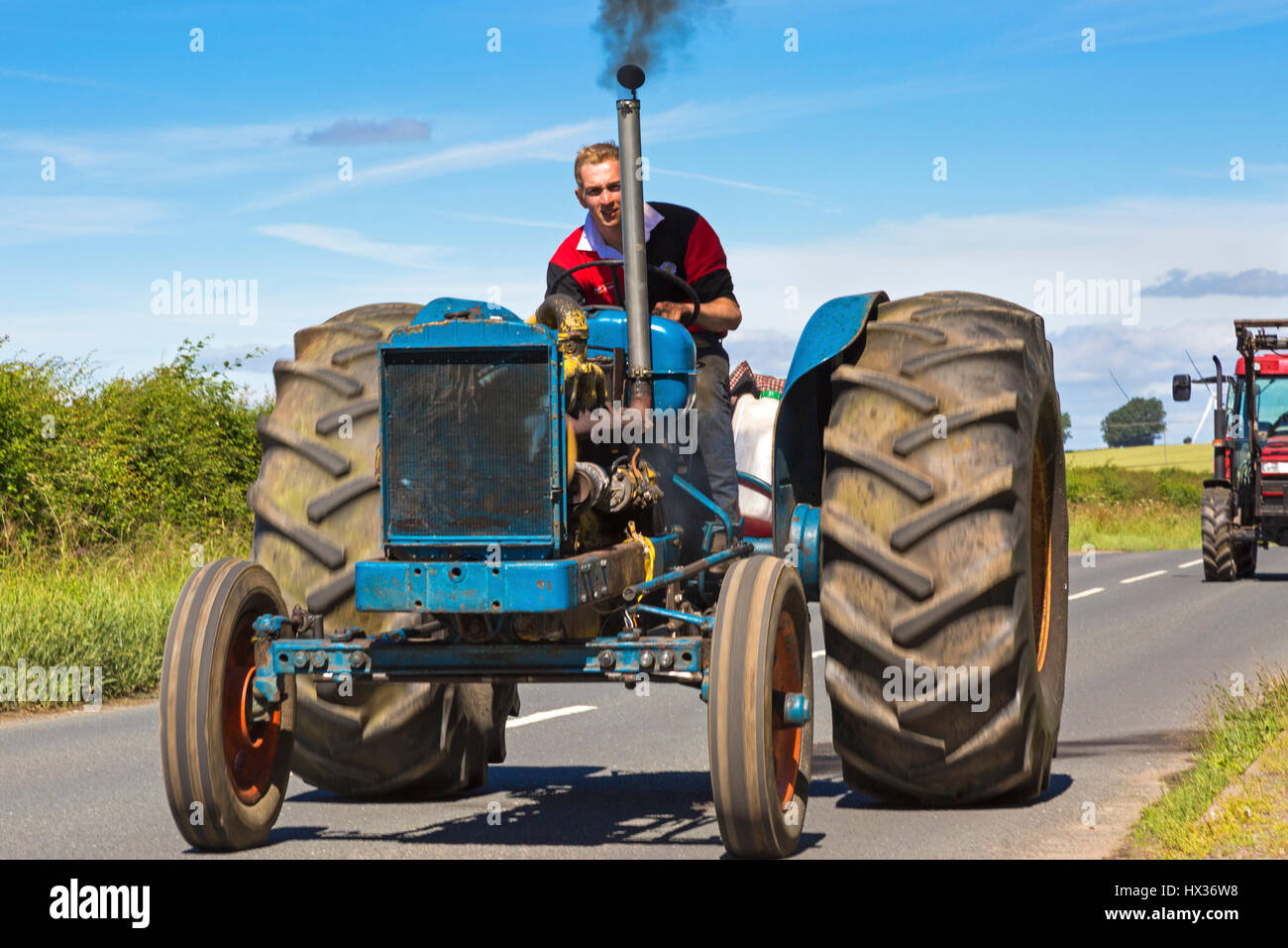 Tractor rally, Stokesley, North Yorkshire, England, UK Stock Photo - Alamy