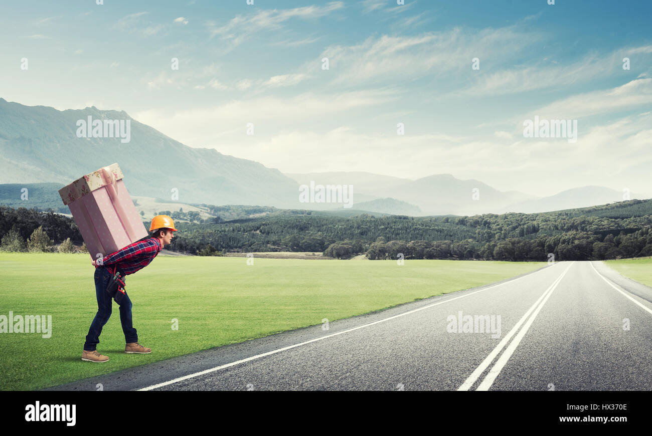 Delivery service concept Stock Photo - Alamy