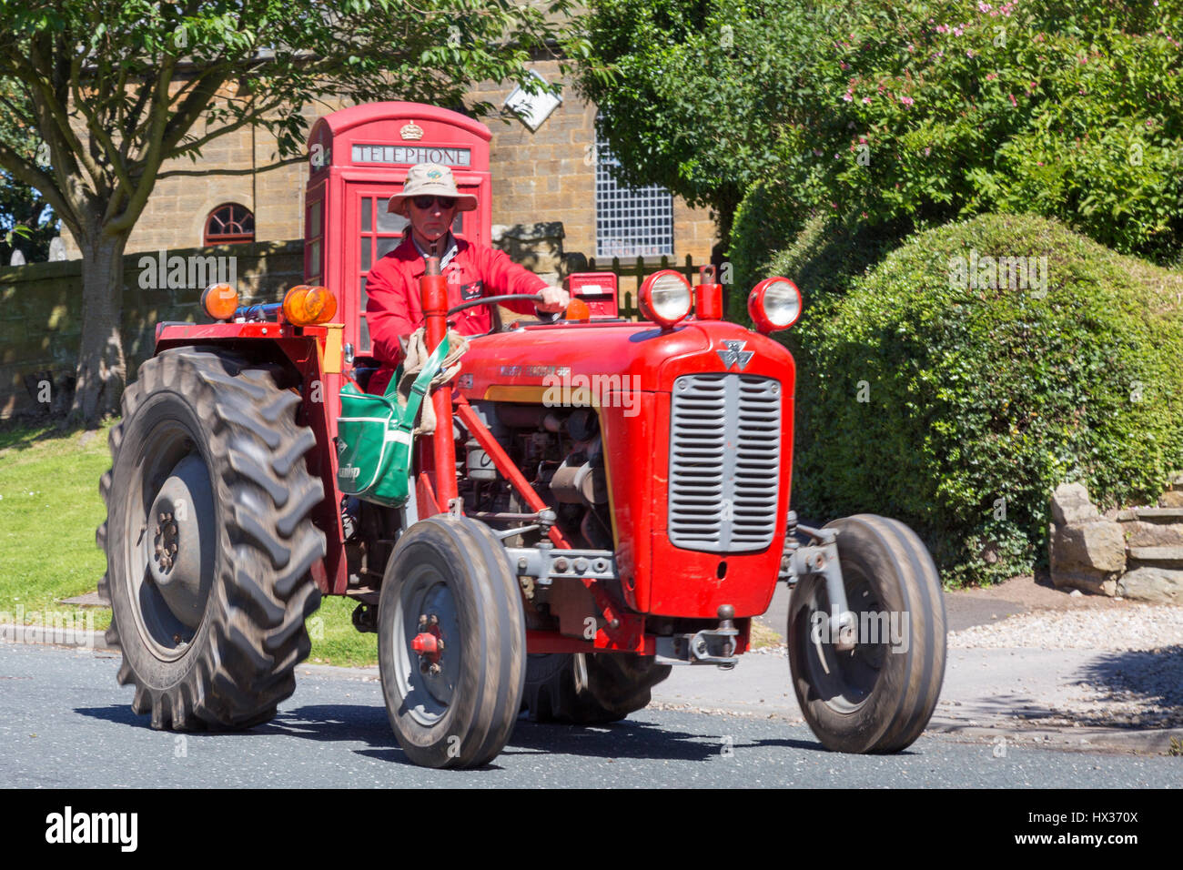 Tractor rally, Kirkby, North Yorkshire, England, UK Stock Photo - Alamy