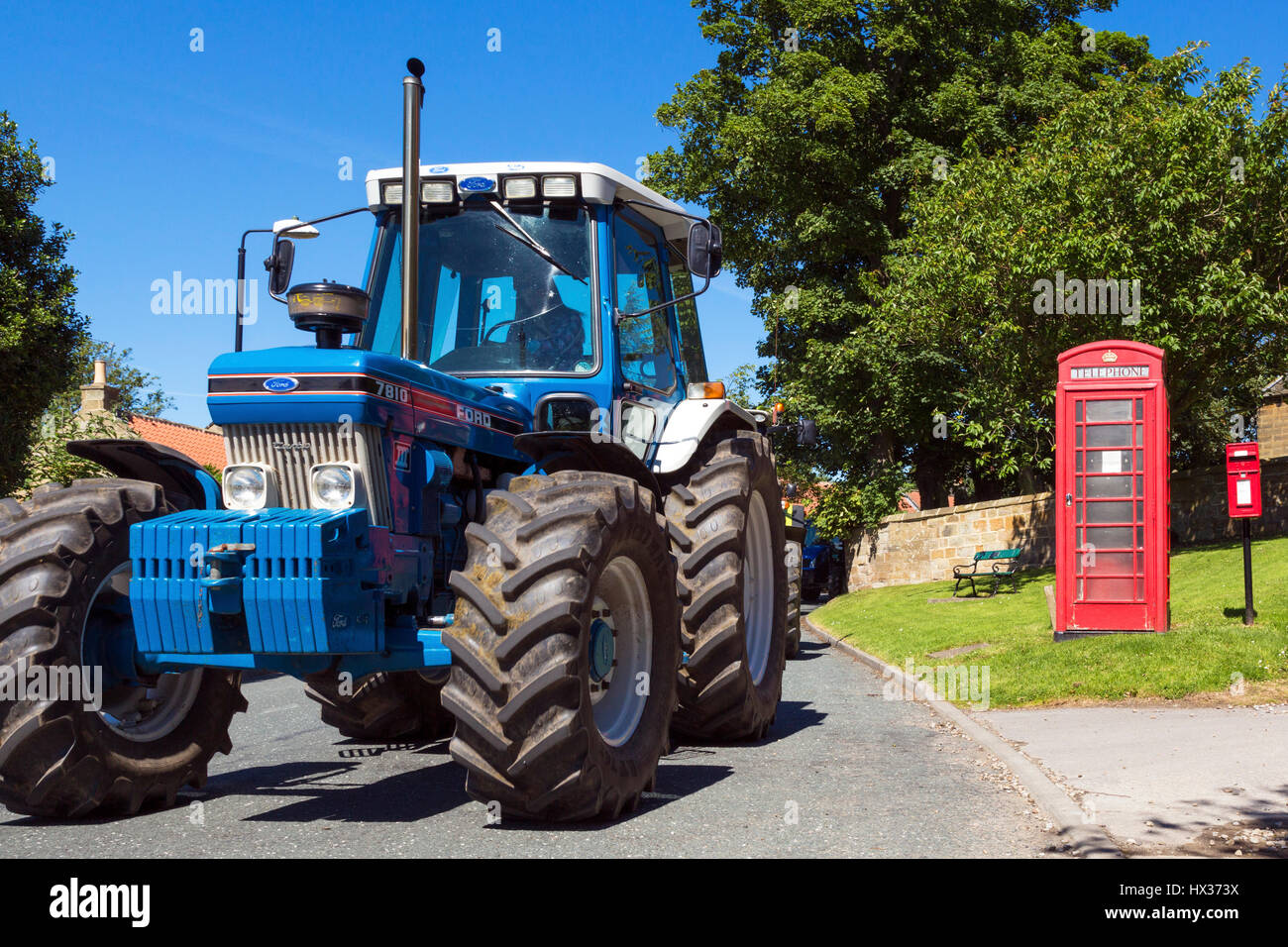 Tractor rally, Kirkby, North Yorkshire, England, UK Stock Photo - Alamy