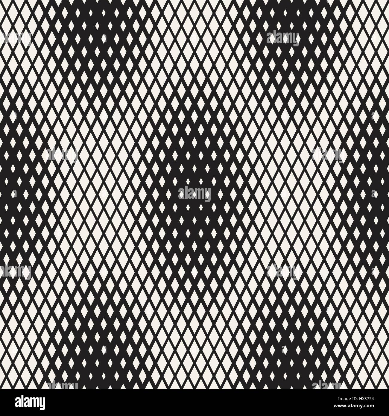 Repeating Shape Halftone. Modern Geometric Lattice Texture. Vector ...