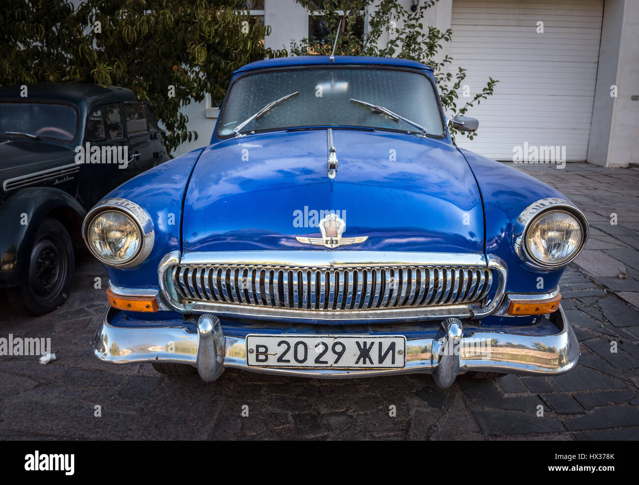 Vinatge GAZ Volga car in Korosten city, Ukraine Stock Photo - Alamy