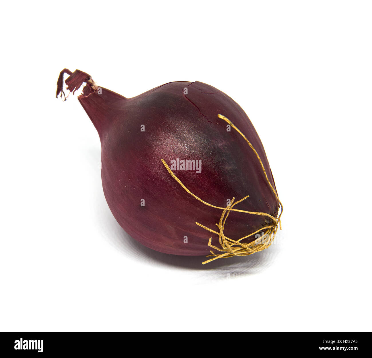 red onion bulb isolated on white background Stock Photo - Alamy