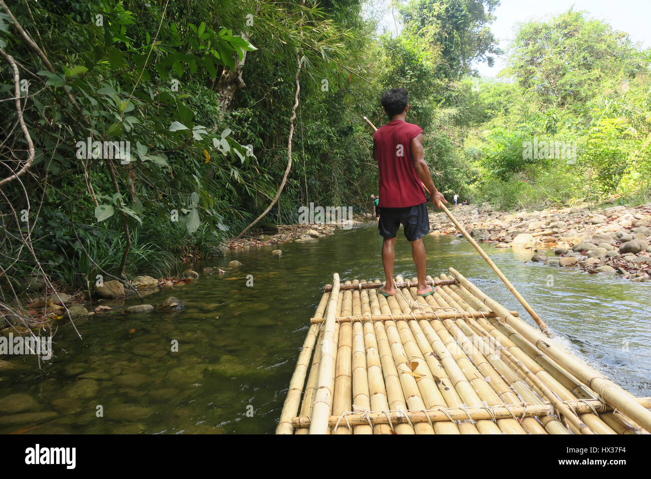 Bamboo rafting phuket thailand hi-res stock photography and images - Alamy