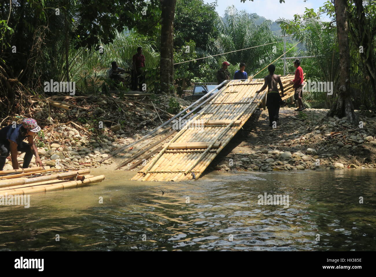 Bamboo rafting phuket thailand hi-res stock photography and images - Alamy