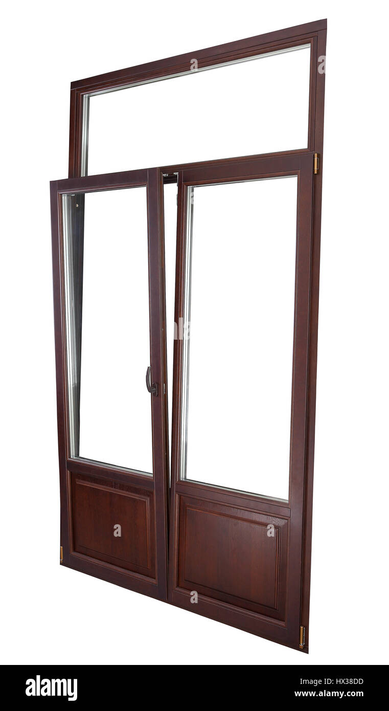 European Tilt Turn window being opened in both directions, either ...
