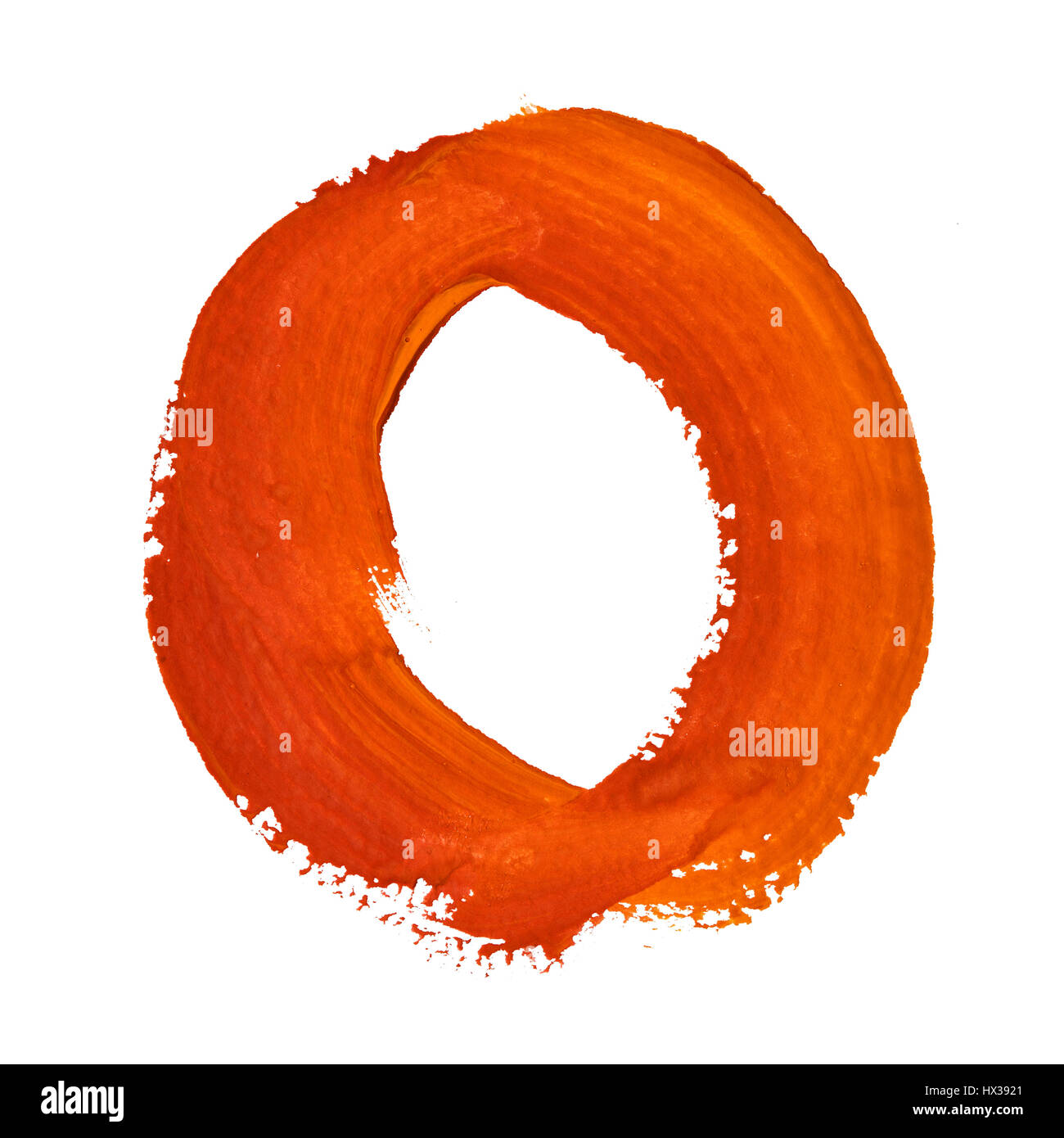 O - Color letters isolated over the white background Stock Photo - Alamy
