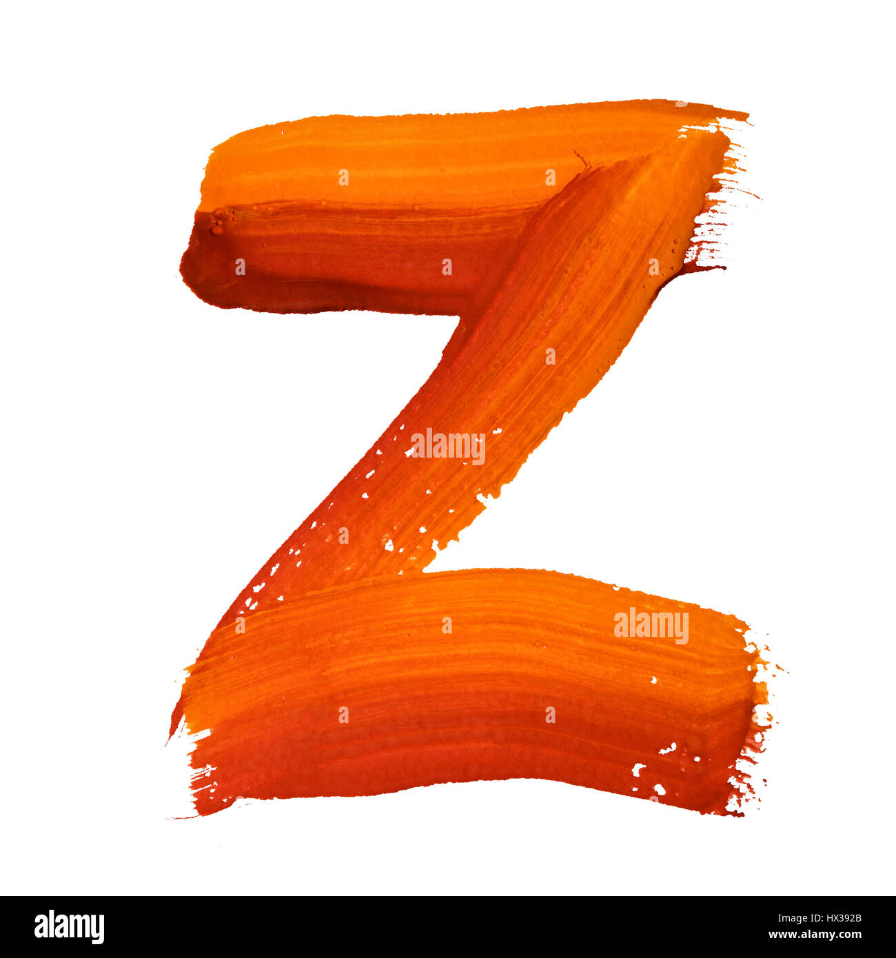 Z - Color letters isolated over the white background Stock Photo - Alamy