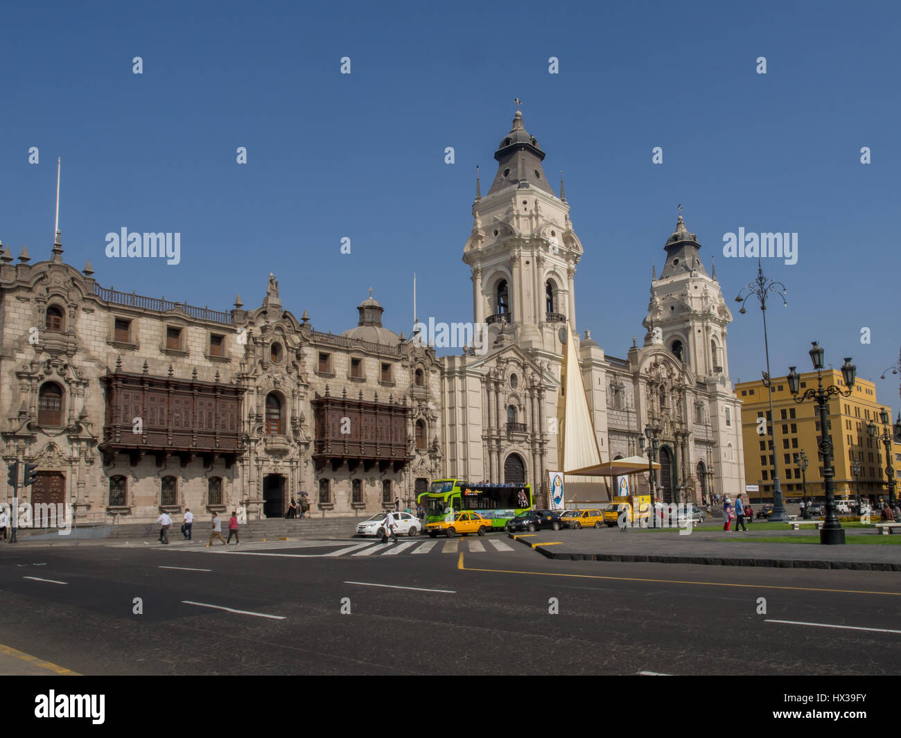 Lima main square hi-res stock photography and images - Alamy