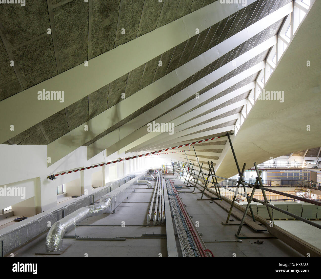 Interior view main atrium under construction. Design Museum under ...