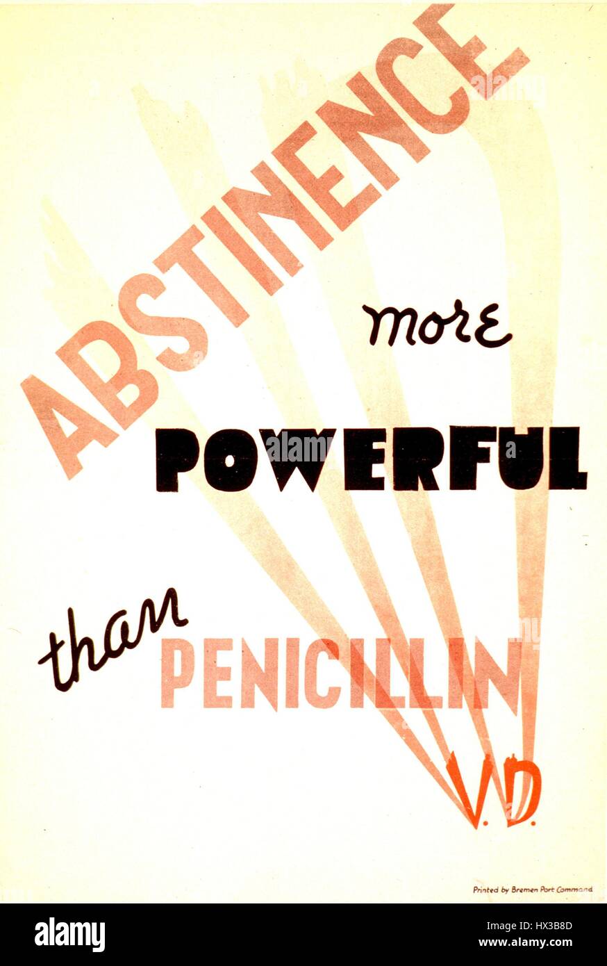 Abstinence poster hi-res stock photography and images - Alamy