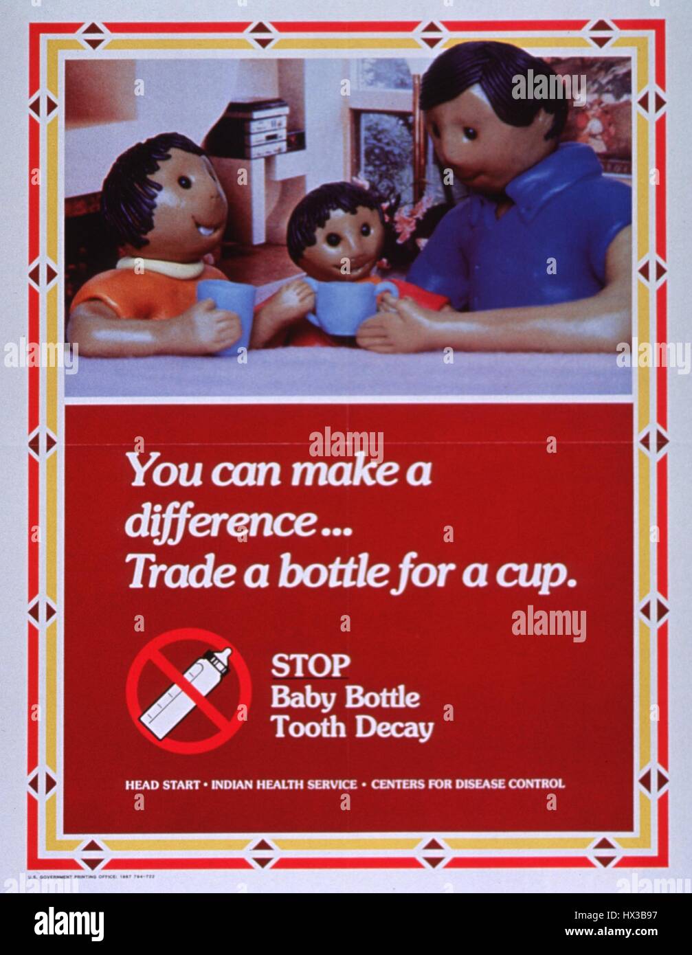 Poster issued by the United States Head Start Bureau, depicting a child ...