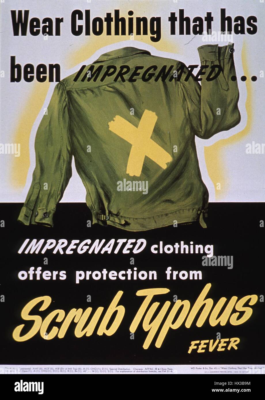 Poster issued by the United States War Department, depicting a jacket ...