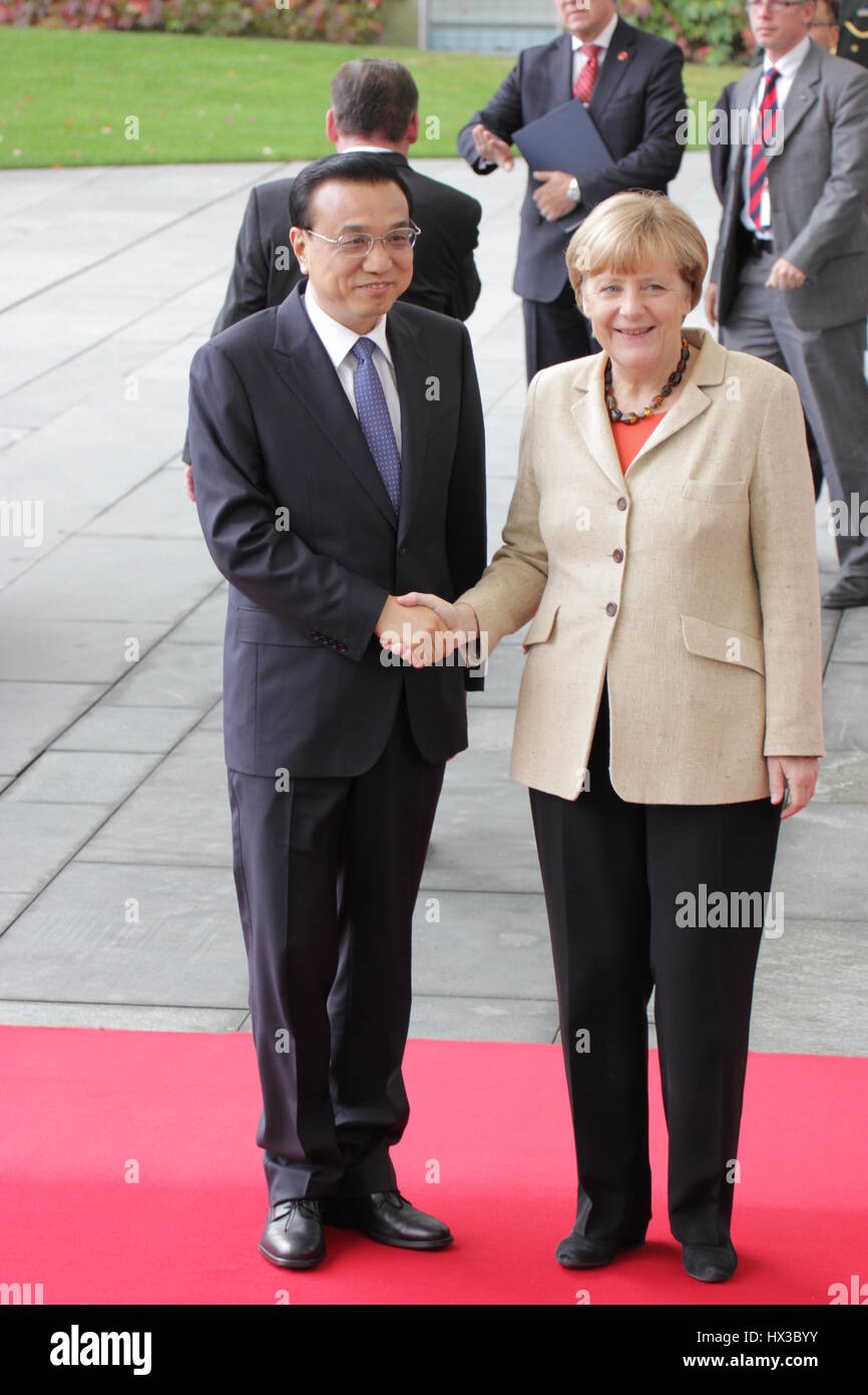 Berlin, Germany, October 10th, 2014: Chinese Primer Minister for ...
