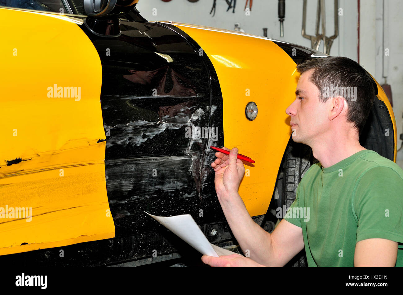 Insurance expert at work Stock Photo - Alamy