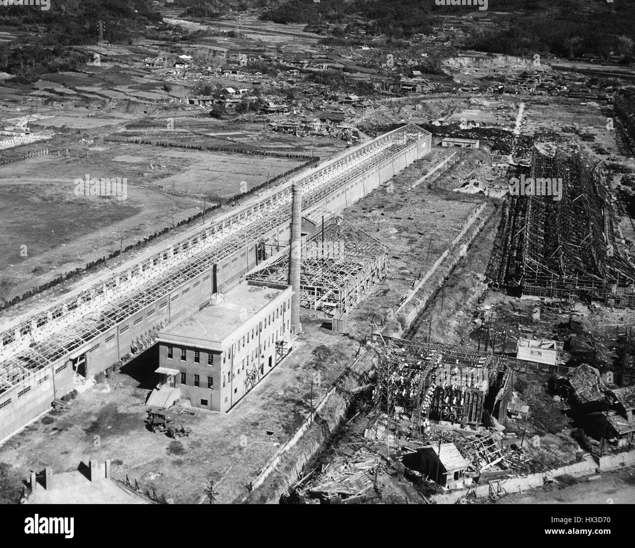 Aerial photography department Black and White Stock Photos & Images - Alamy