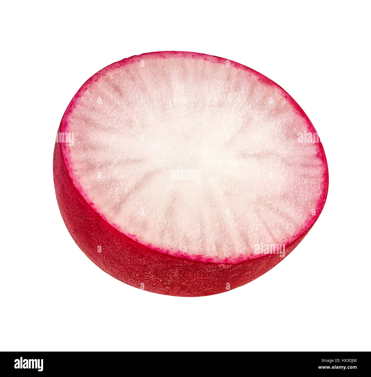 Fresh radishes isolated on white Stock Photo - Alamy