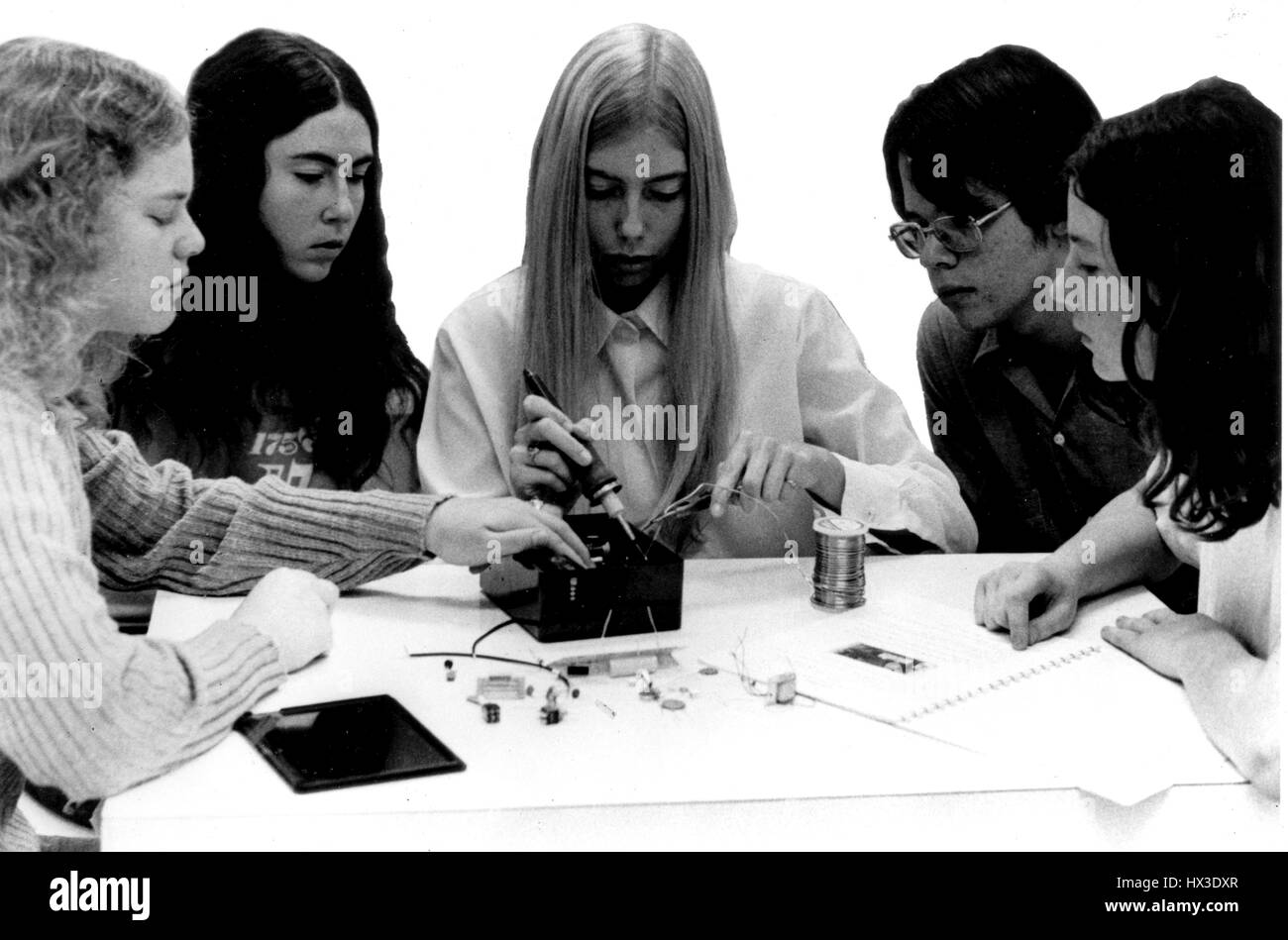 Us high school student Black and White Stock Photos & Images - Alamy