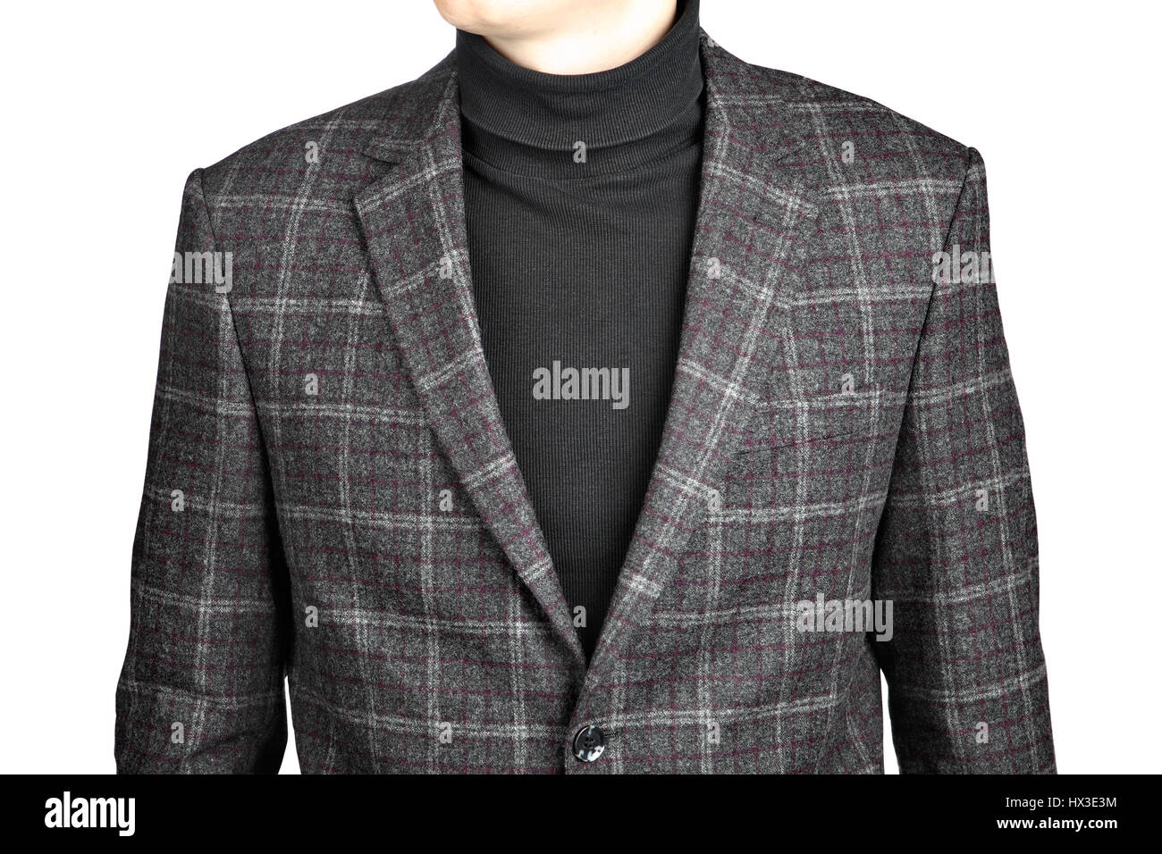 Mens check suit hi-res stock photography and images - Alamy