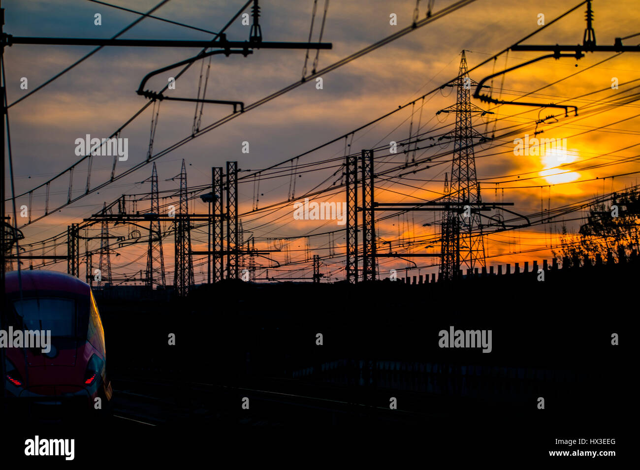 Railways substation hi-res stock photography and images - Alamy