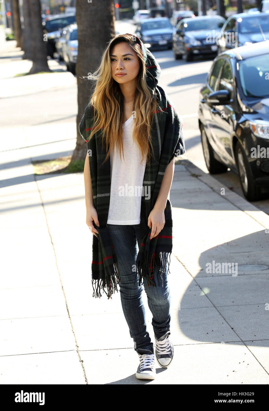 American Idol' singer Jessica Sanchez out and about in Beverly Hills ...