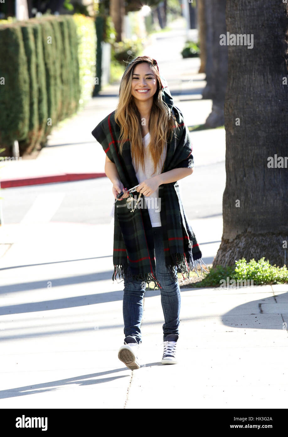 American Idol' singer Jessica Sanchez out and about in Beverly Hills ...