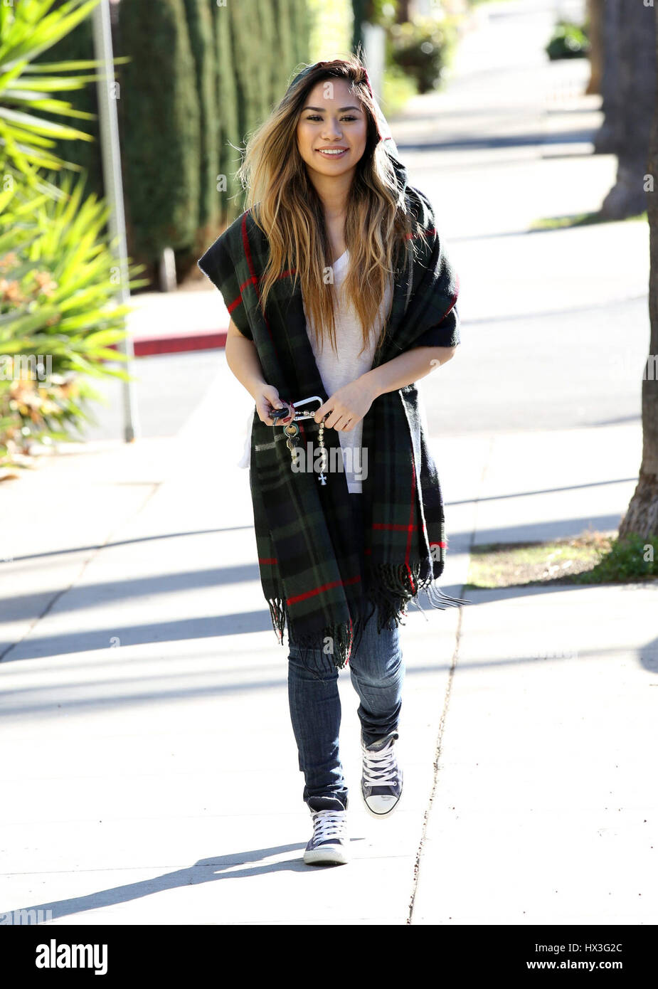 American Idol' singer Jessica Sanchez out and about in Beverly Hills ...
