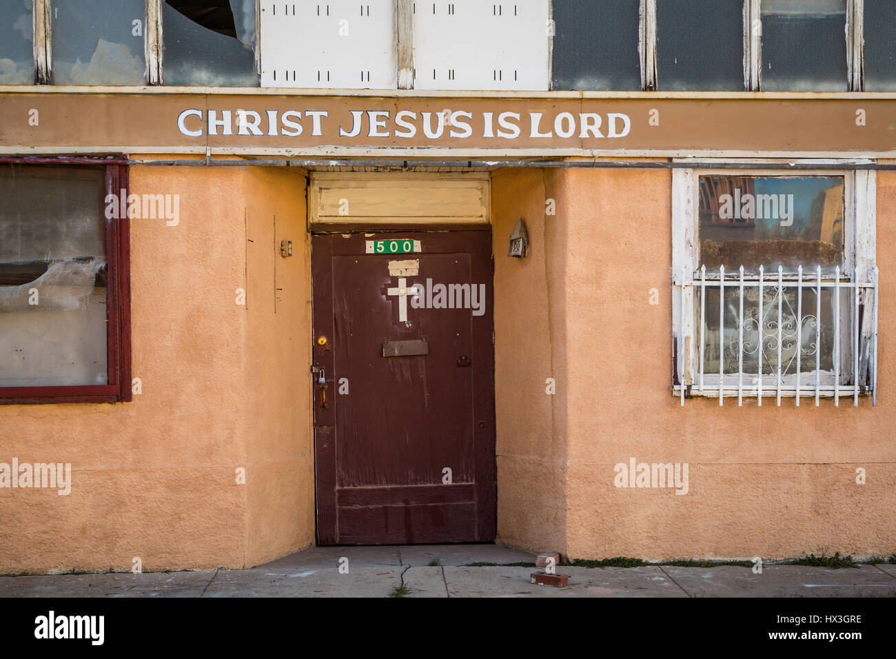 A Christian Mission building in Globe, Arizona, USA Stock Photo - Alamy