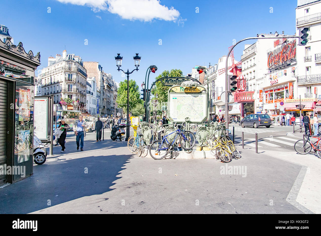 Paris, France, circa april 2016: Views of buildings, monuments and ...