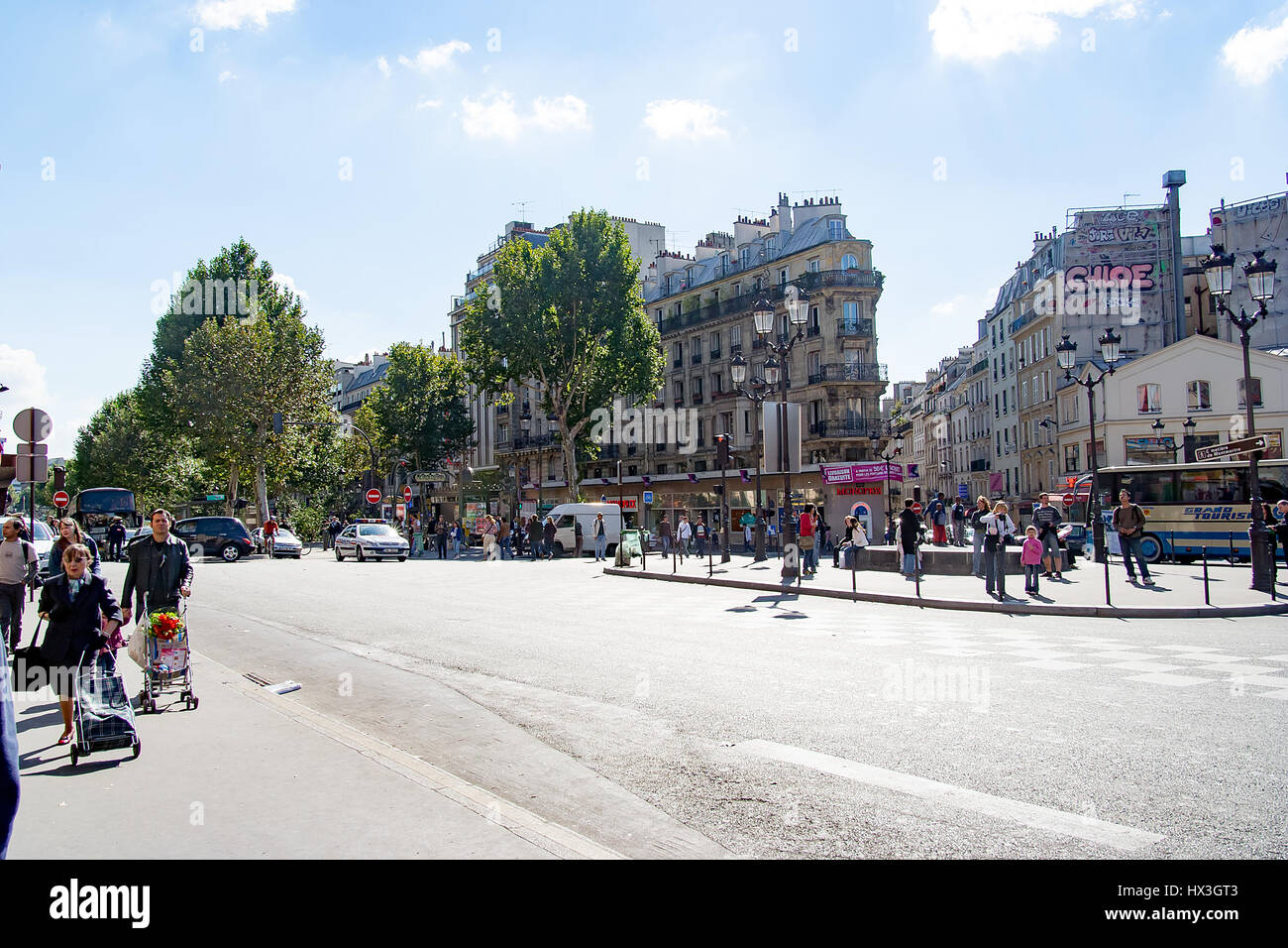 Paris, France, circa april 2016: Views of buildings, monuments and ...
