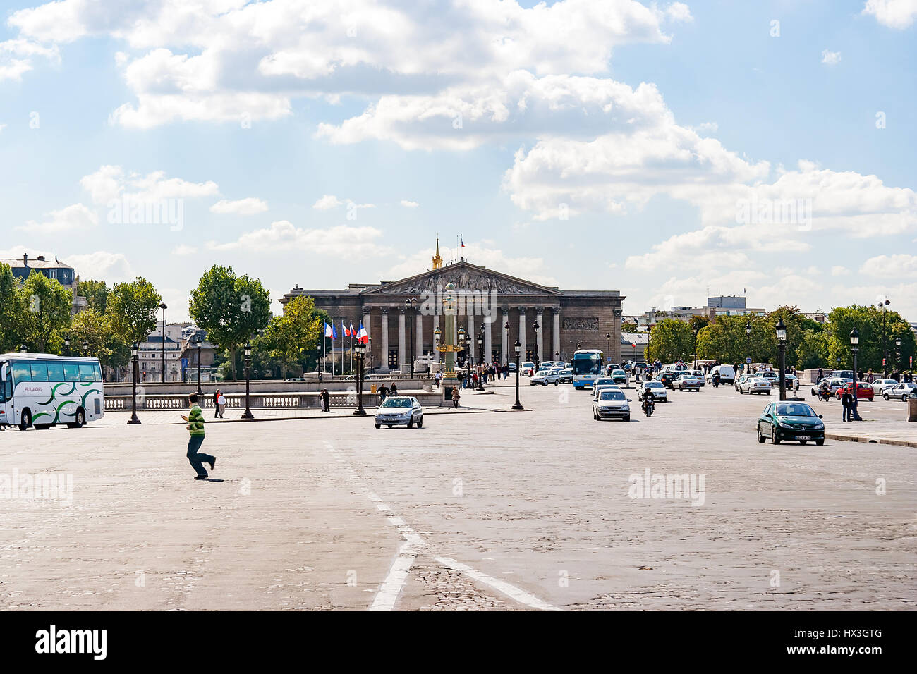 Paris, France, circa april 2016: Views of buildings, monuments and ...
