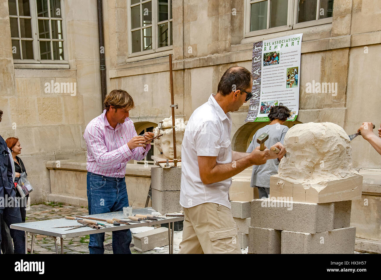 Paris, France, circa april 2016: Views of buildings, monuments and ...
