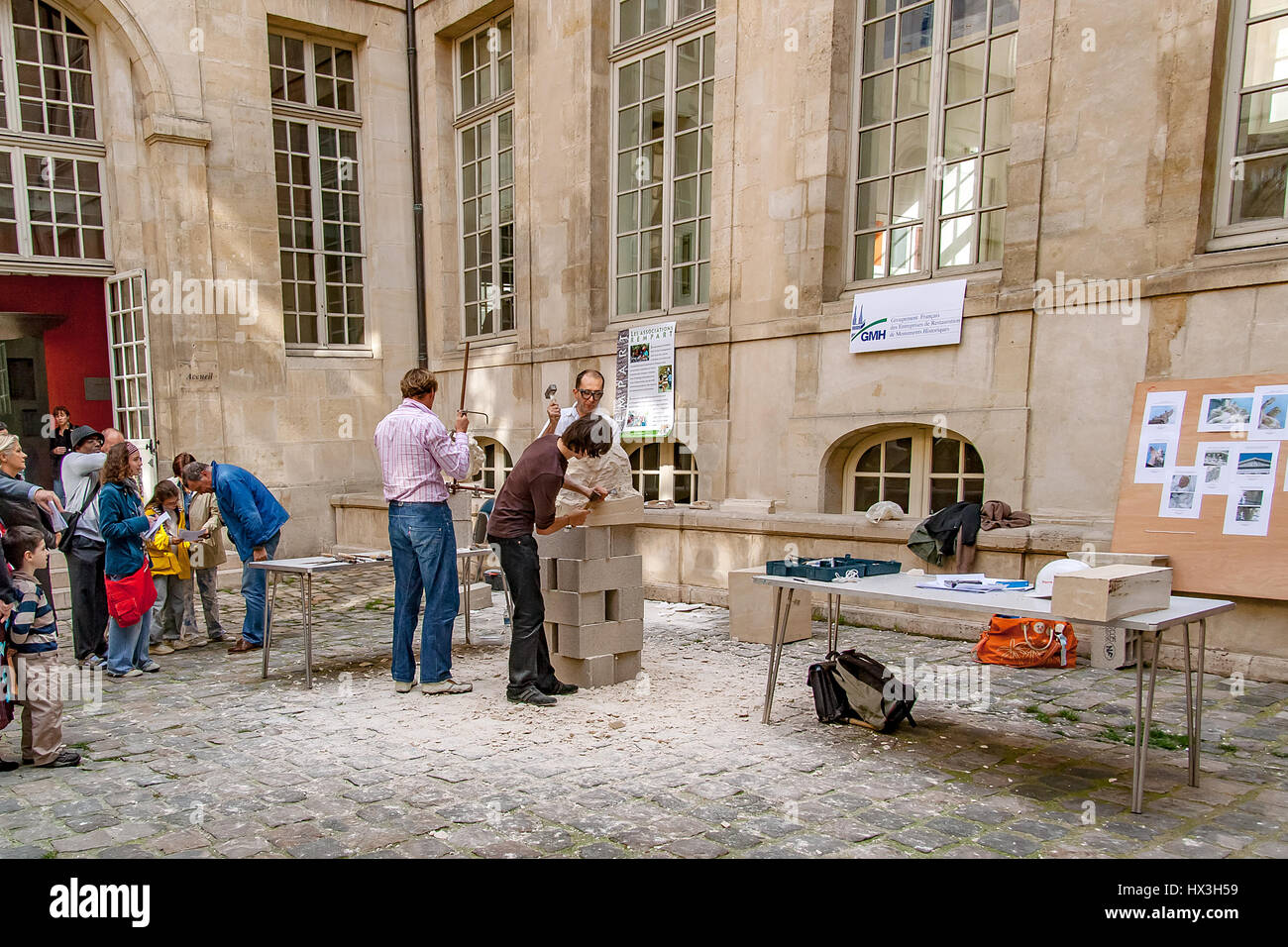 Paris, France, circa april 2016: Views of buildings, monuments and ...