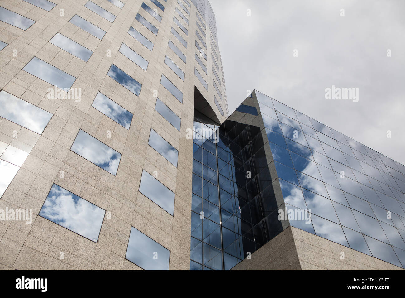 Skycraper architectural glass building Stock Photo - Alamy