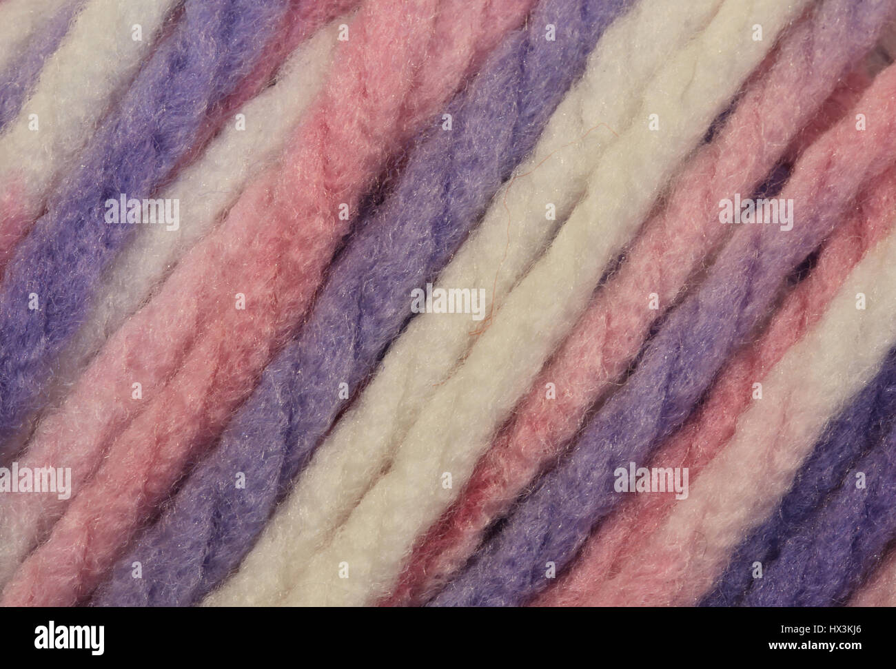 macro background of many string of pure wool in various colors Stock ...