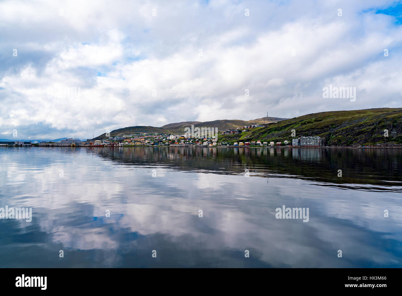 Hammerfest City, Finnmark, Norway Stock Photo - Alamy