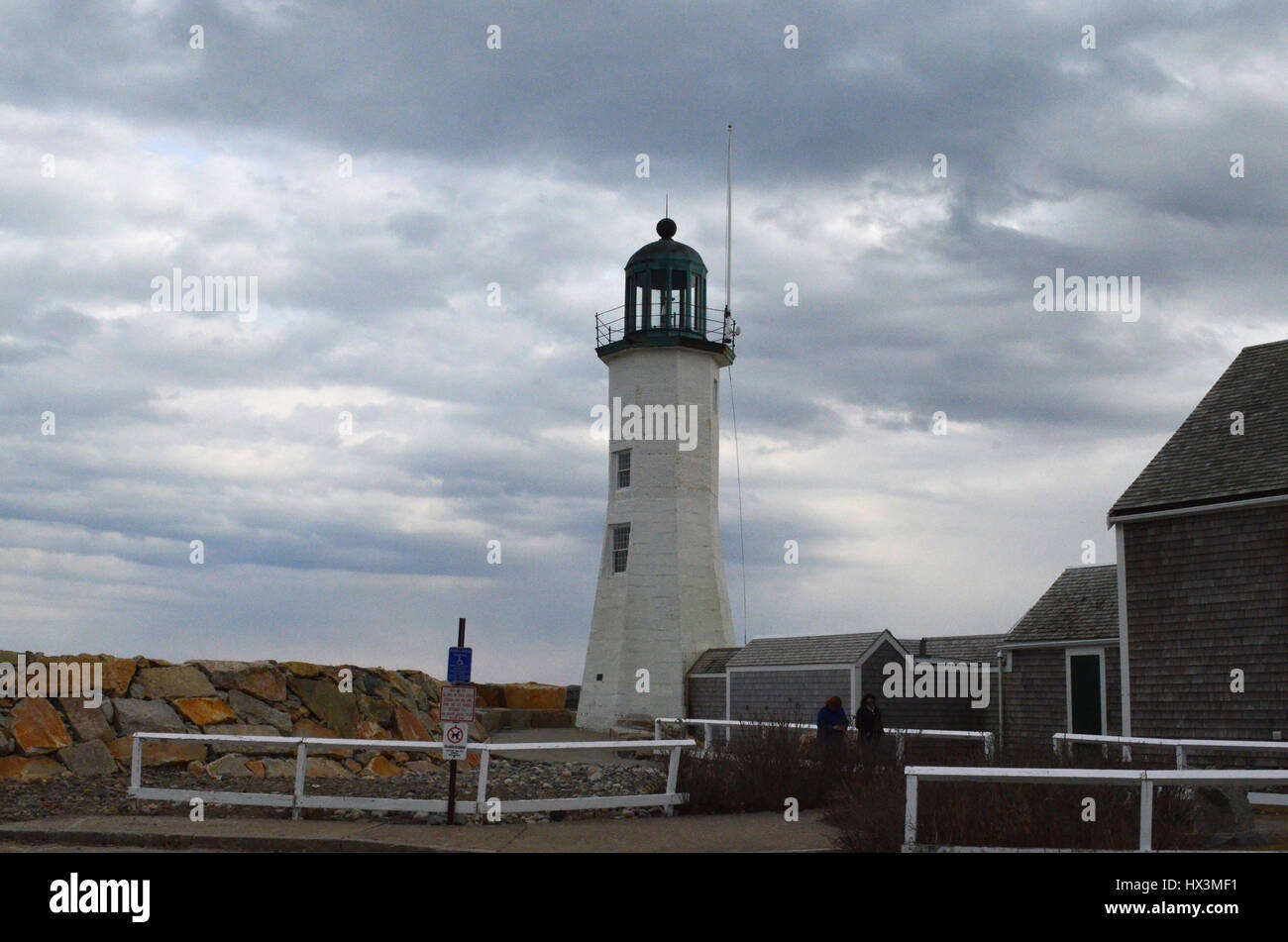 Old Scituate Lighthouse High Resolution Stock Photography and Images ...