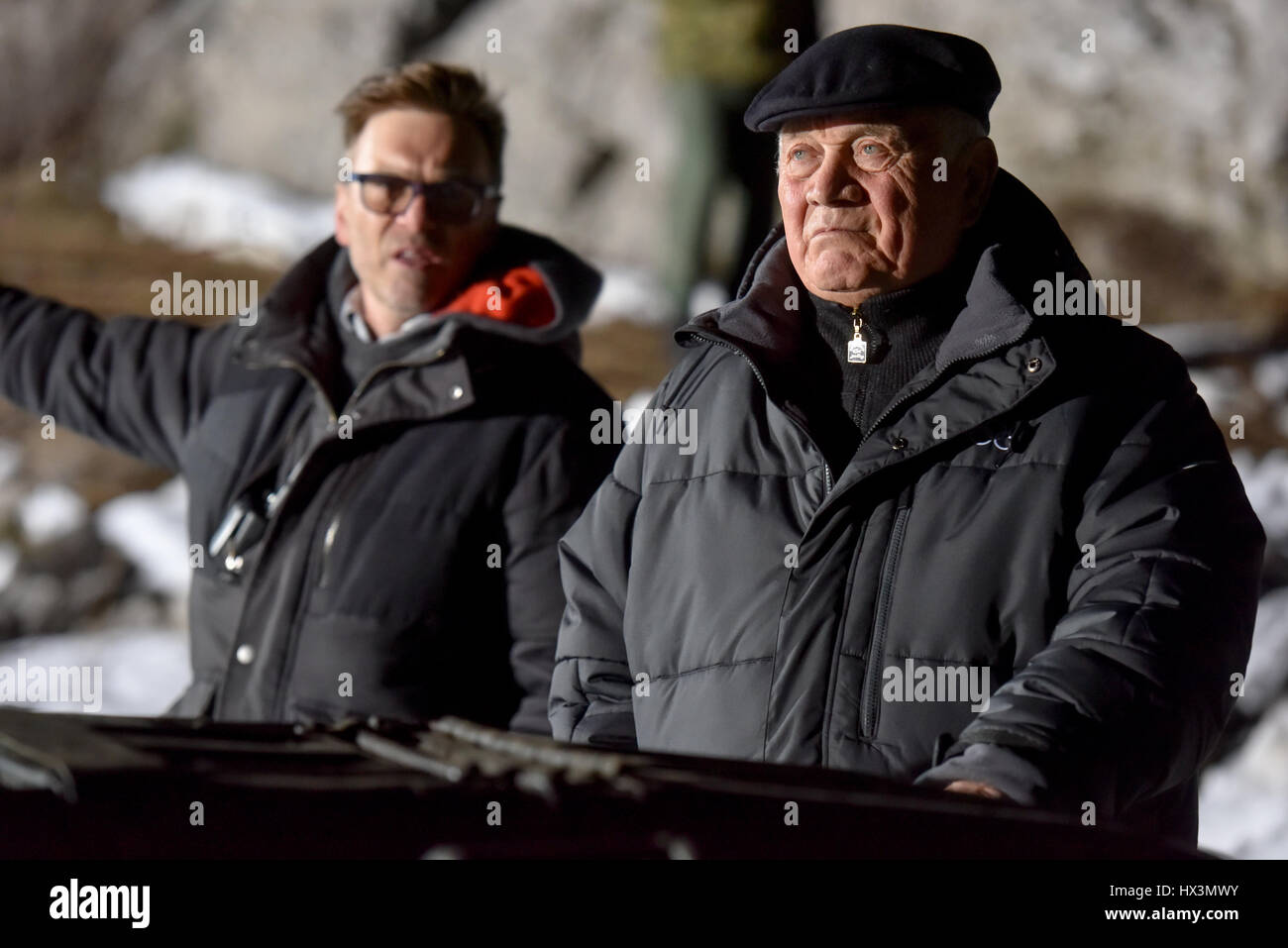Actor Goran Visnjic on the film set of ‘General’ in Gracac, Croatia ...