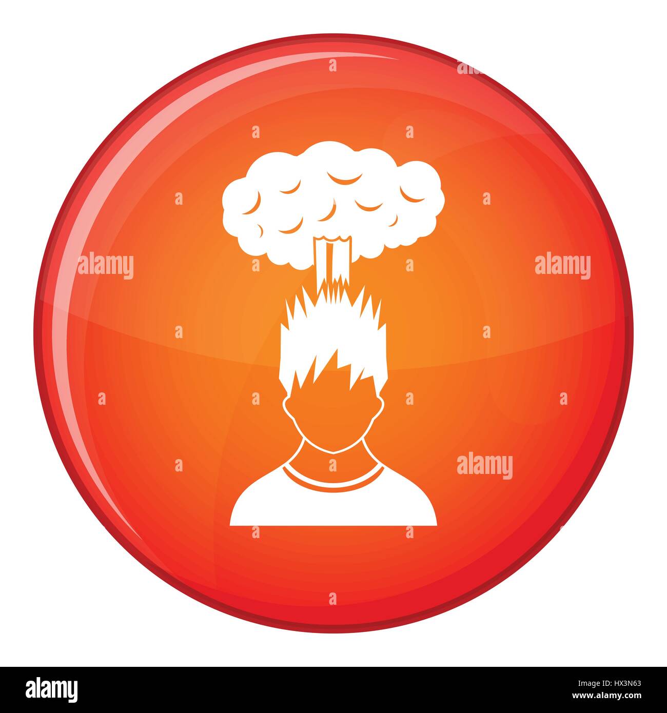 Person rain cloud over Stock Vector Images - Alamy