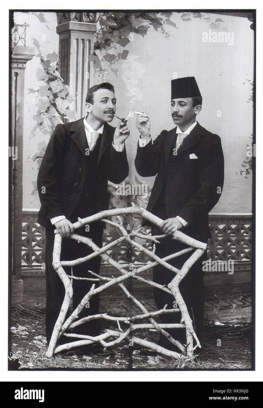 Leonidas Papazoglou trick photo Stock Photo - Alamy