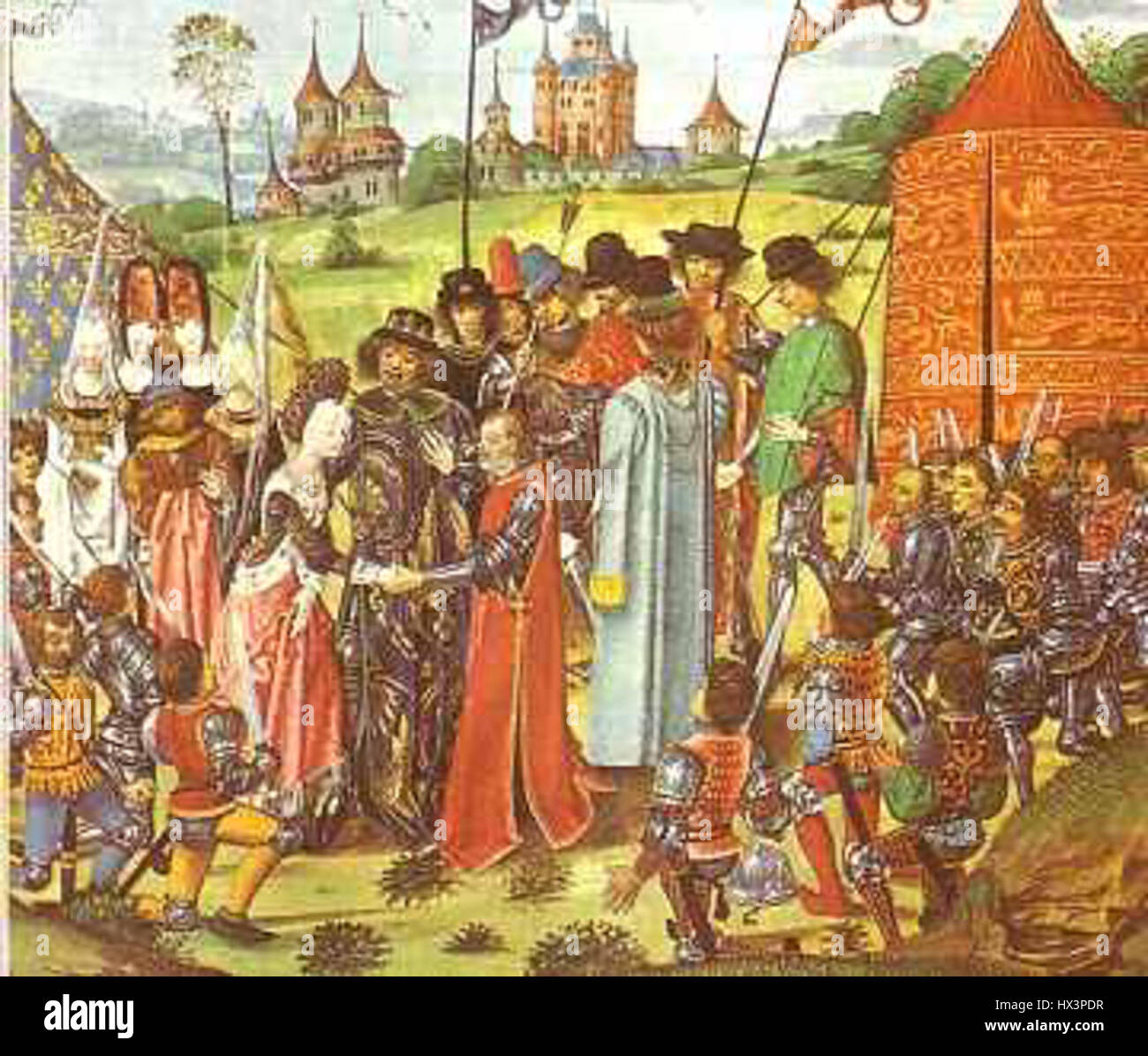 Le mariage d'Henri V et de Catherine de France en 1420 Stock Photo - Alamy